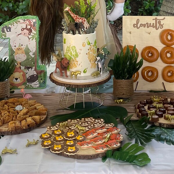 Mini Safari Jungle Cookies - 2 1/2 Dozen Mini Cookies - Mini Tiger ...