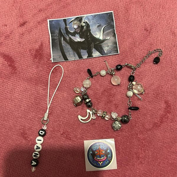 Keychain League of Legends Gwen Keychain Gwen League of Legends Key ...