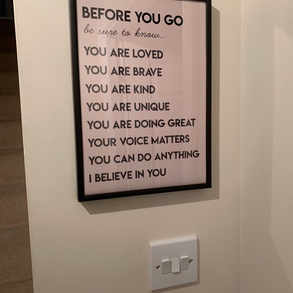 Affirmation Wall Art for Kids | Inspirational Classroom Decor | Kids ...