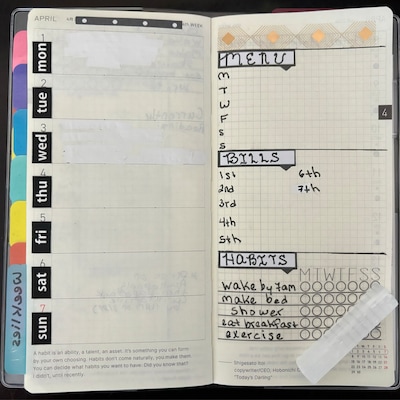 Contacts / Address Book Insert for Filofax, Kikki K, Pellostudio A5, A6 ...