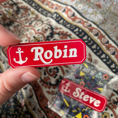 Customizable Scoops Ahoy Uniform Costume Custom Name Tag Stranger Steve ...