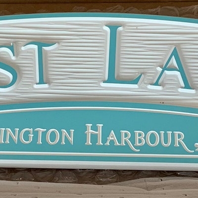 Personalized Custom PVC Sign for Your Beach Home Coastal Retreat 47x11 ...