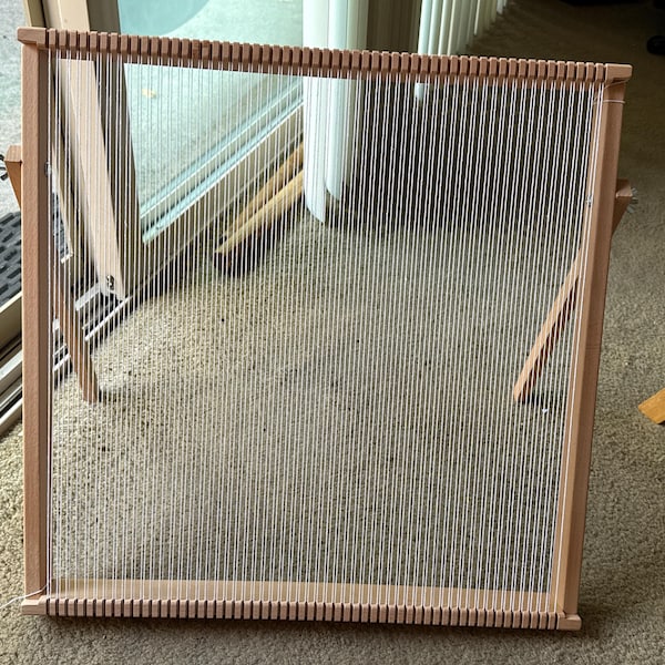 X Large Weaving Loom Kit, Also Known as Tapestry Weave Loom Lap Heddle ...