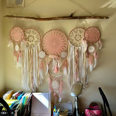 Green Leaf Macrame Tree of Life, Tree of Life Macrame Wall Hanging With ...