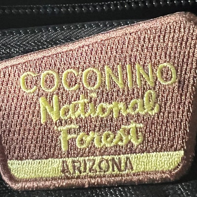 National Forest Patch / Embroidered Iron on Patch / National Park ...
