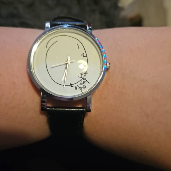 Scrambled Time Wristwatch - Will Graham - Disturbed Clock - Etsy