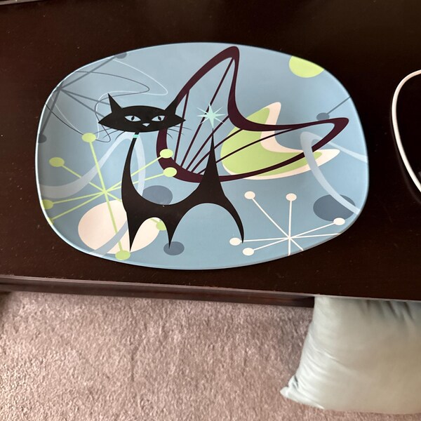 Retro Atomic 50s Indoor-outdoor Rug, Mid Century Modern Patio Carpet ...