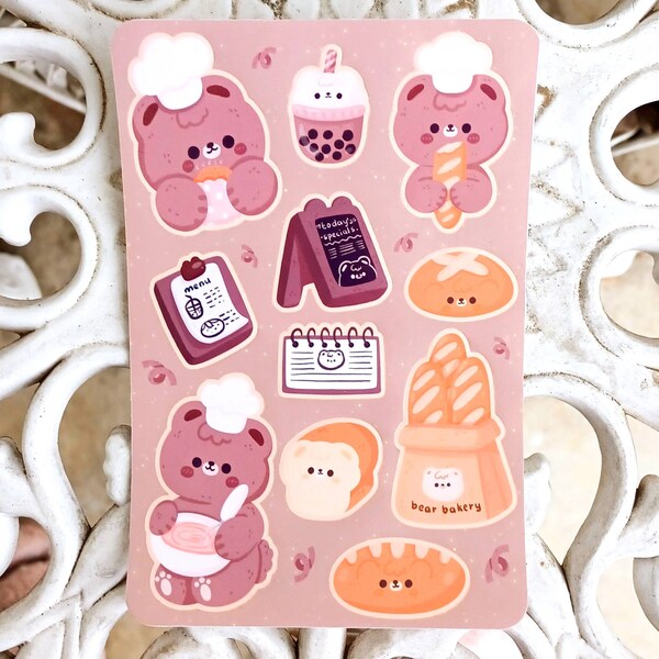 Chipmunk Forest Die Cut Sticker Sheet - Etsy