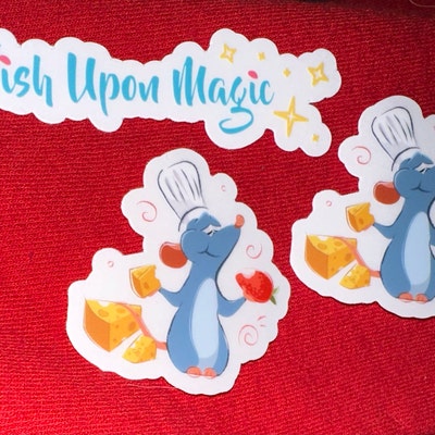 Remy Seeing Flavors Transparent Sticker/ Ratatouille Chef Pixar Foodie ...