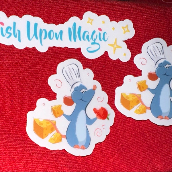 Remy Seeing Flavors Transparent Sticker/ Ratatouille Chef Pixar Foodie ...