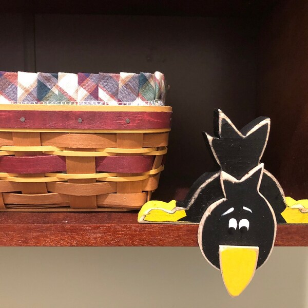 Shelf Sitting Crow - Etsy