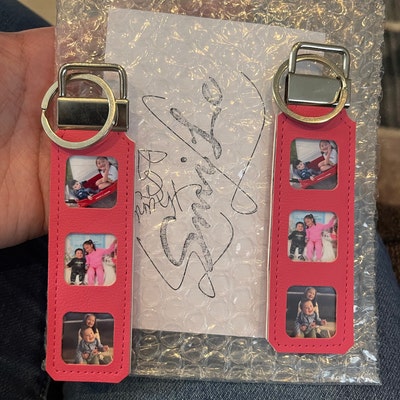 Leather Heart Keychain. Key Ring. Faux Leather Choices. Key - Etsy