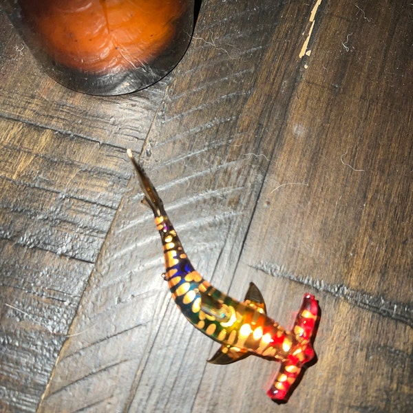Tiny Lizard Glass Blown Figurine , Rainbow Lizard - Etsy