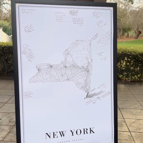 Custom City Map Printable, Personalized Map Poster, Digital Download ...