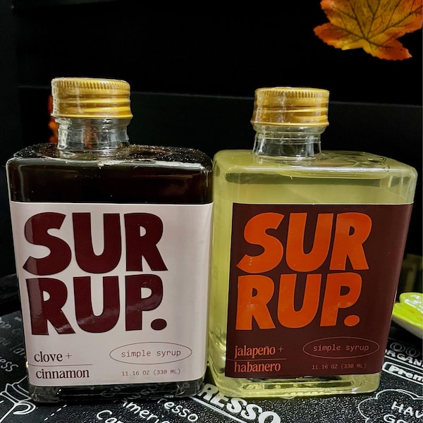 Surrup. Mint Rosemary Simple Syrup for Cocktails, Mocktails, Coffee ...