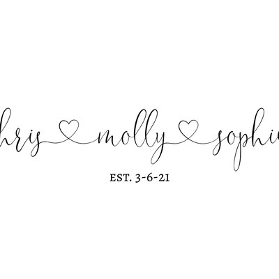 Personalized Couple Name Art, Couple Names Printable Art, Custom Print ...