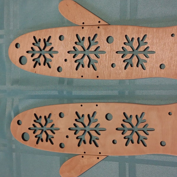 Wooden Mitten Blockers pair Hot&cold Knitting Gift Idea, Knitting Tool ...