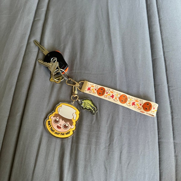 Over the Garden Wall Wristlet and Charm Keychain Set - Cute Greg OTGW ...