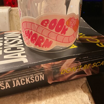 Book Worm Sticker Reading Sticker Book Club - Etsy