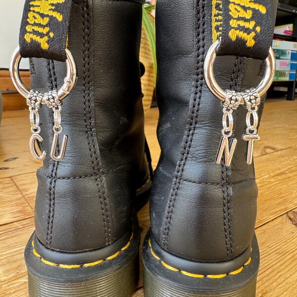 Evil Eye Sacred Heart Boot Charms - Etsy