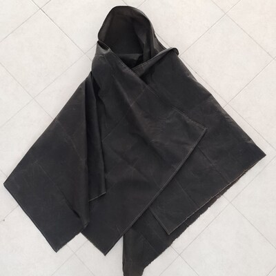 Waterproof Hooded Ranger Cloak, Ruana Wrap Poncho Brown, Medium Weight ...