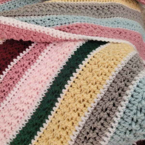 CROCHET BLANKET PATTERN for the Love of Texture Afghan Crochet Heirloom ...