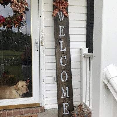 Welcome Sign Tall Welcome Sign 6 Feet Tall Welcome Sign - Etsy