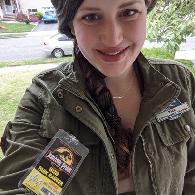 Jurassic Park / World Ranger ID Badge Name Tag Prop for Cosplay Costume ...