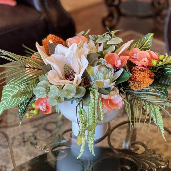 Fairycore Dried Flower Crown REAL Eucalyptus & Statice Faux Blooms ...