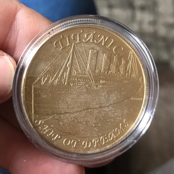 RMS Titanic Coal Coin - Limited Edition - Etsy