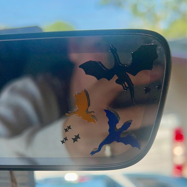 Dragon Fantasy Decal | Car Decal | Book Dragon Sticker | Laptop ...