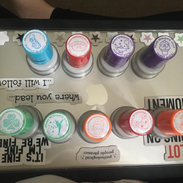 All-custom Checklist Stamps,teacher Stamps,personalized Checklist ...