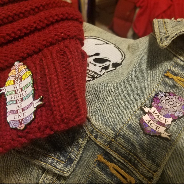 Mace Ace Enamel Pin - Etsy