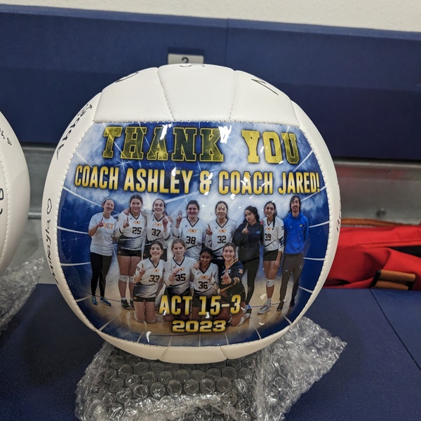 Custom Made Volleyball - High School Senior Gift, Senior Night ...