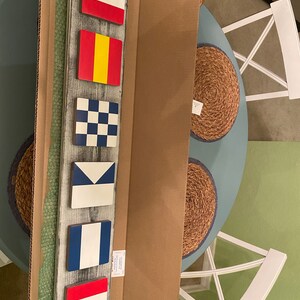 Nautical Decor Signal Navy Flag Signs Wall Decor. Personalized - Etsy UK