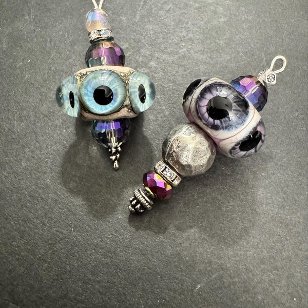 Petroglyph Storyteller Glass Beads Set- Lampwork Focal - Etsy