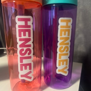 SMALL Waterproof Name Sticker Sets 1 or 2 Inch Personalized Sticker ...