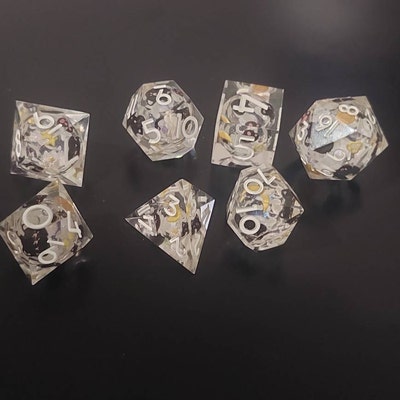 Engraved Rune Dice Scrying Dice D6 Viking Runes of Dichroic - Etsy