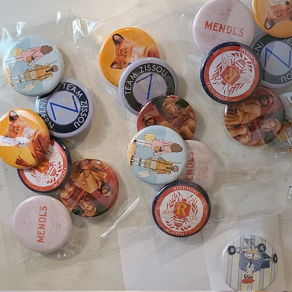 SDCC 2024 San Diego Comiccon Button Pin Set of 6 Badges Comic ...