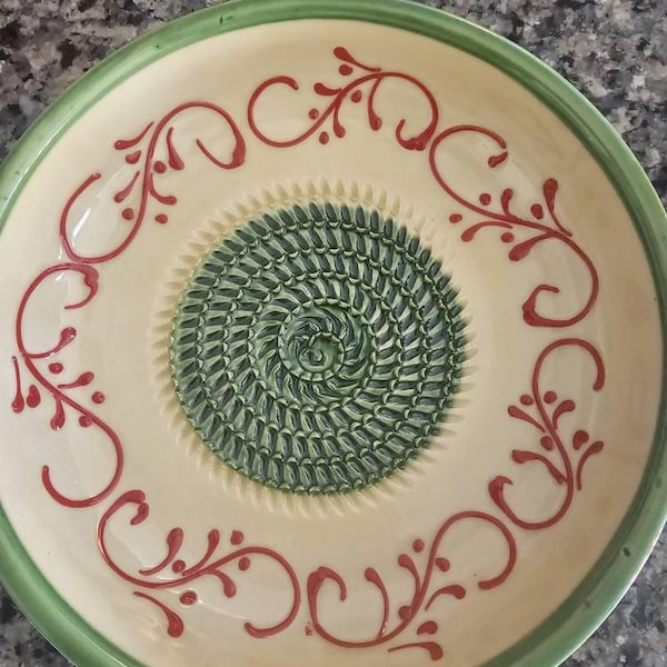 Handmade Ceramic Grater Plate: Alhambra Design, Spanish Kitchenware - Etsy