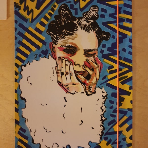 Jessie Buckley Sally Bowles Kit Kat Club Cabaret Marker Pen ...