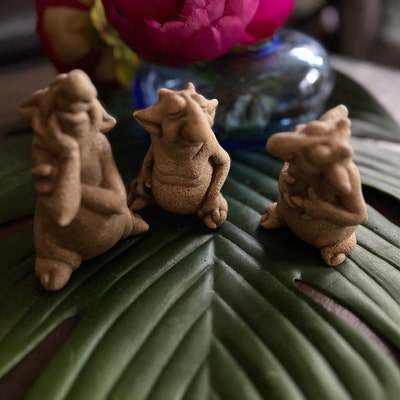 SPIEK Gargoyle Friendly Troll Handmade Cast Stone - Etsy