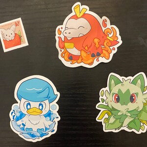 Cute Matte Pokemon Ice Cream Stickers - Etsy
