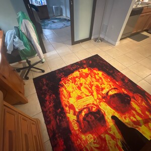 Garden Rug,botanical Rug,flower Rug,flower Theme Rug,garden Pattern Rug ...