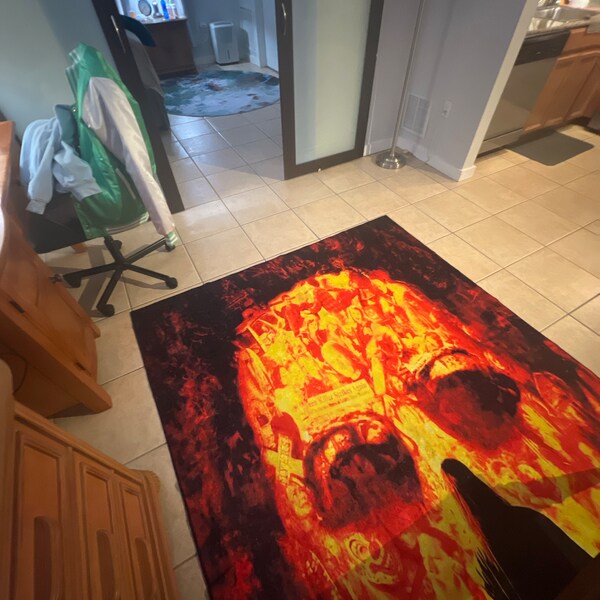 Tree Rug,forest Rug,art Rug,firefly Rug,tree Pattern Rug,forest Theme ...