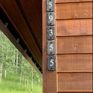 Engraved Cream Ceramic Wall Tile Address Sign Irish Handmade Door ...