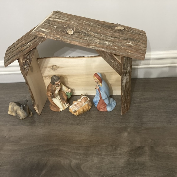 Nativity Stable, Manger, Creche, Set, Scene, and Barn Compatible With ...