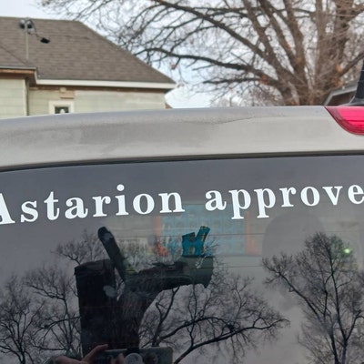 Astarion Scar Baldur's Gate 3 Vinyl Decal Astarion's Scar Back Markings ...