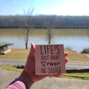 Lake Life Coaster Set - Etsy