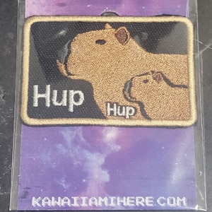 Hup Hup Cute Capybaras High Quality Shiny Iron on Patch. - Etsy
